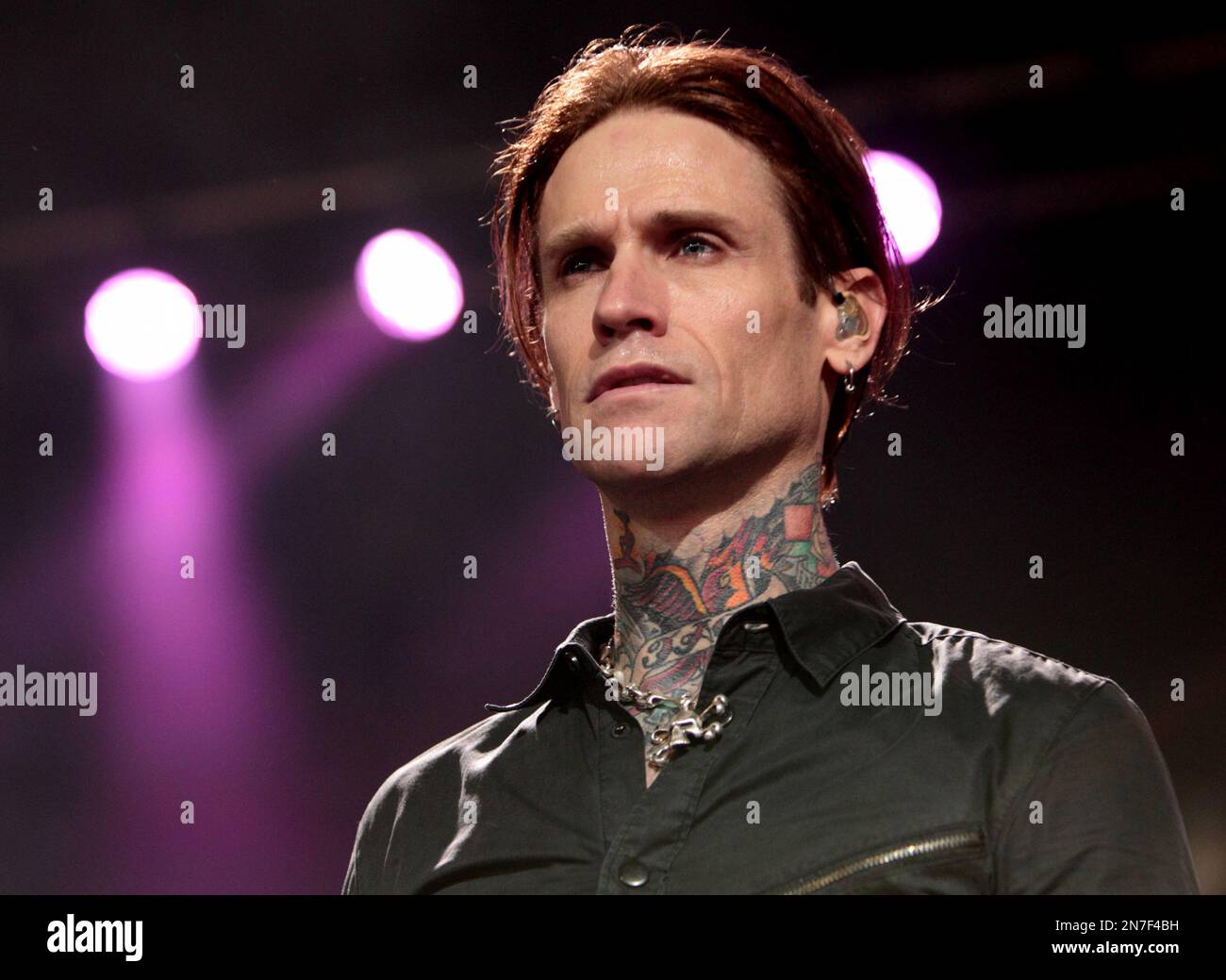 Josh Todd of the rock band Buckcherry performs during the MMR B Q radio ...