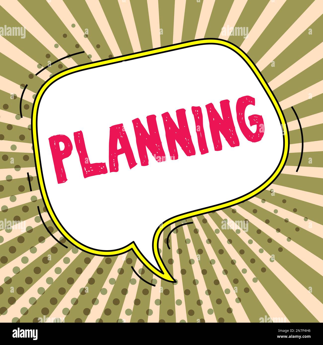 Conceptual display Planning. Business approach process of thinking ...