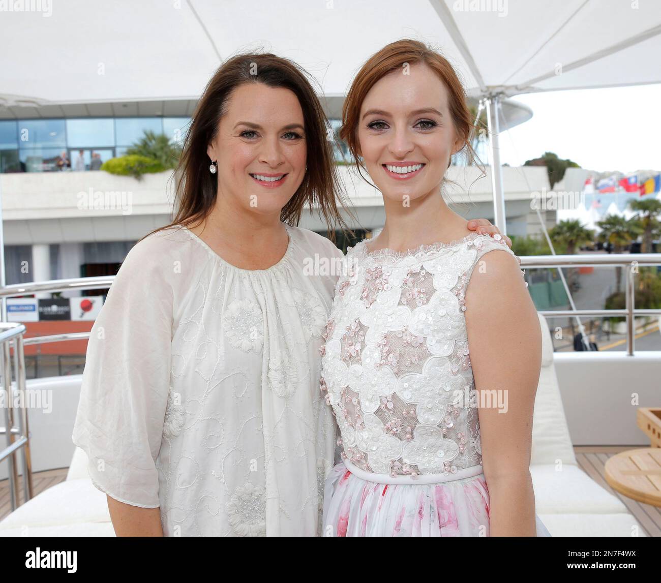 Jennifer Howell and Ahna O'Reilly at the Art of Elysium Party, which ...