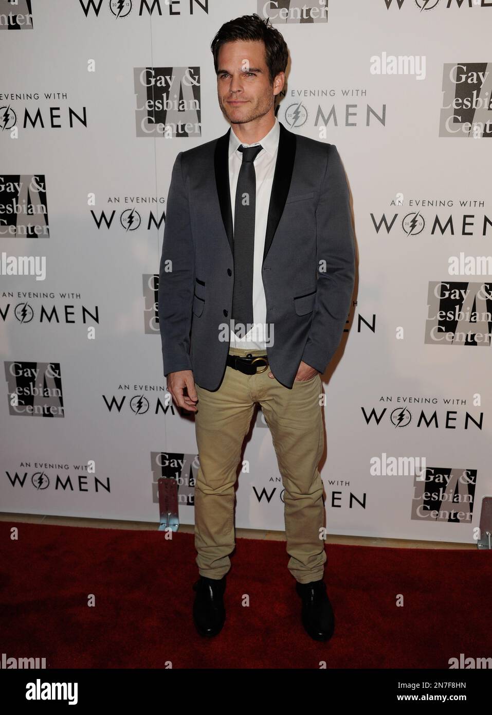 Greg Rickaart arrives at the 2013 "An Evening With Women" event at the ...