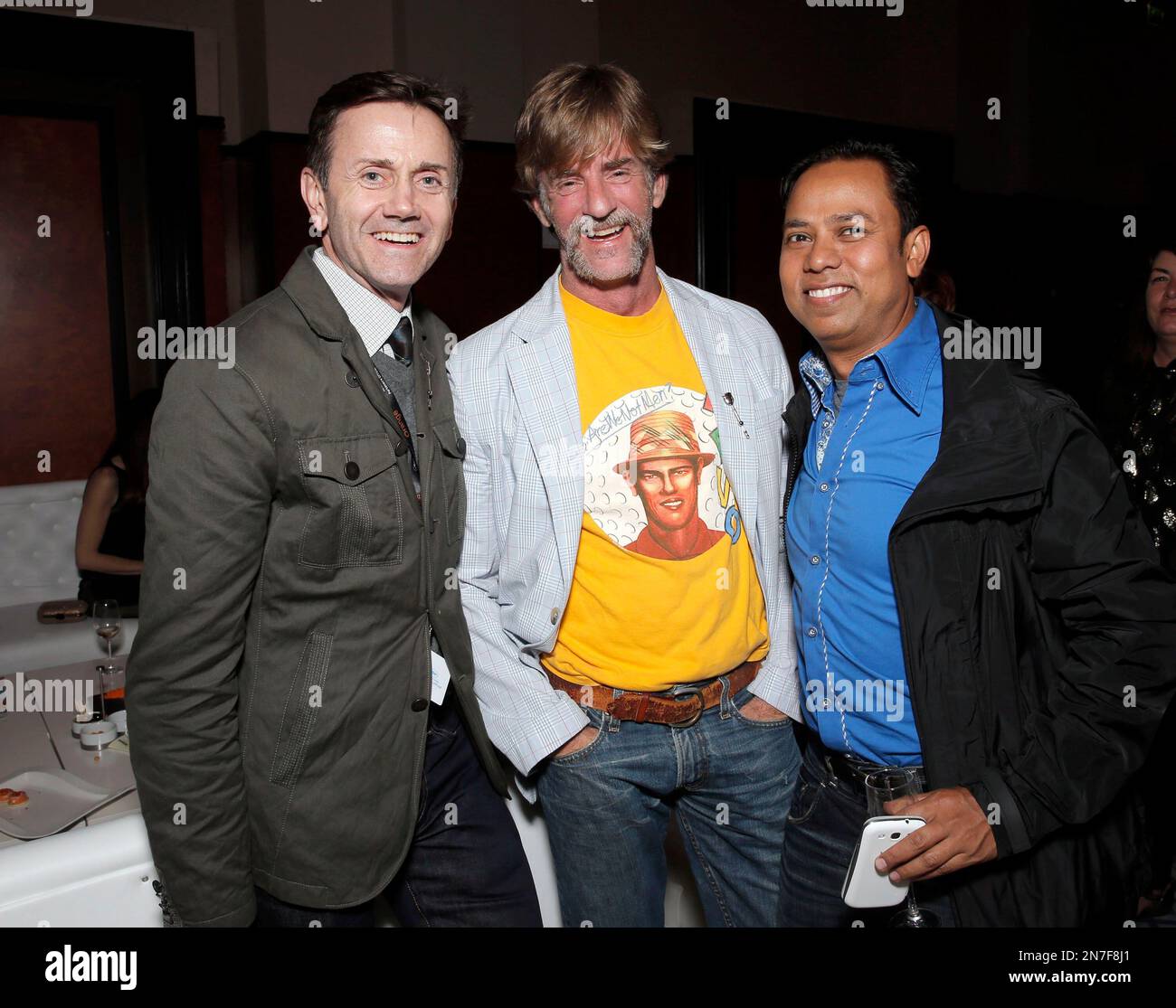 Chip Sullivan, Mike Vollman and Munawar Hosain at the Hollywood ...