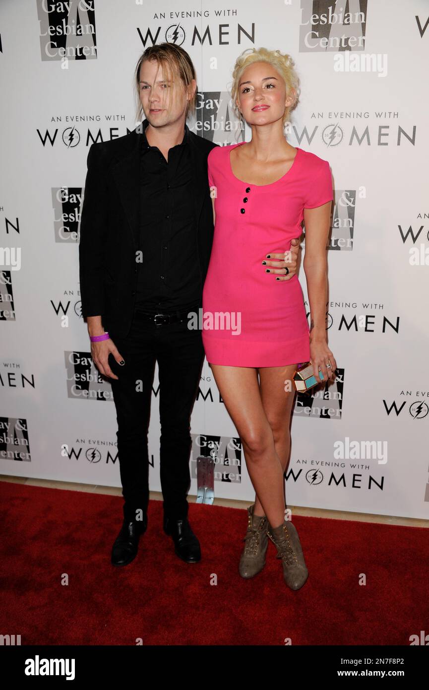 Bobby Alt, left, and Caroline D'Amore arrive at the 2013 "An Evening ...