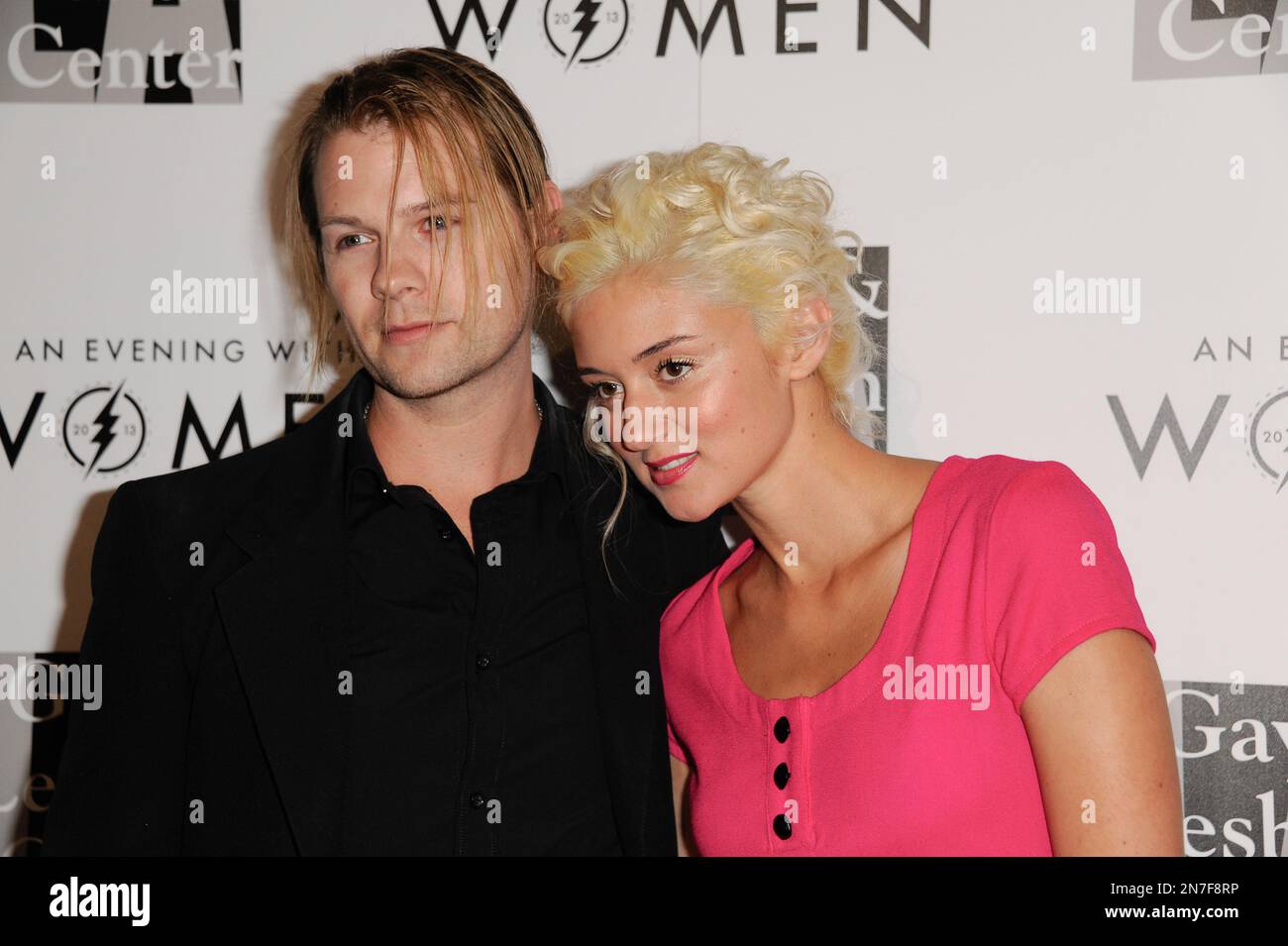 Bobby Alt, left, and Caroline D'Amore arrive at the 2013 "An Evening ...