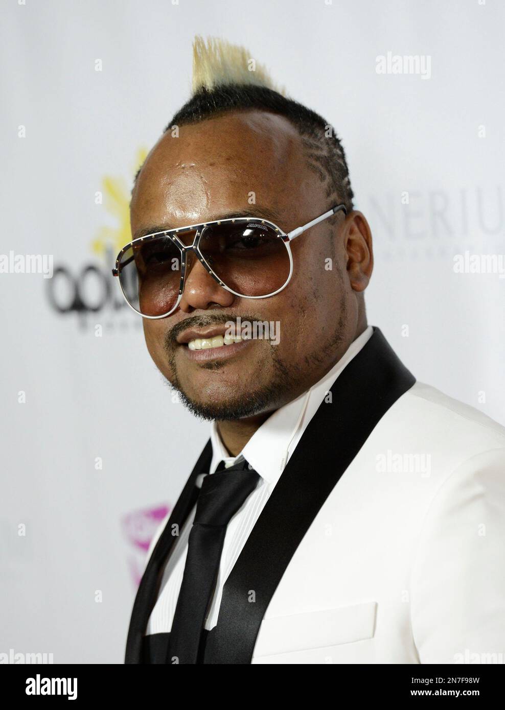Rapper and music producer Apl.de.ap arrives at the "A Time For Hope ...