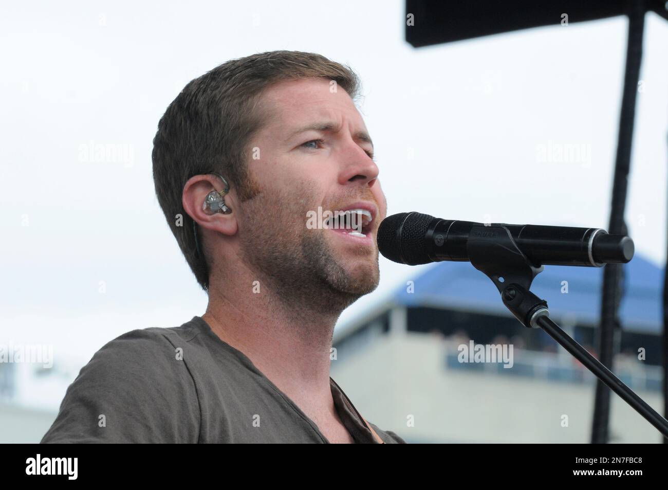 Country singer Josh Turner performs before the NASCAR All-Star auto ...