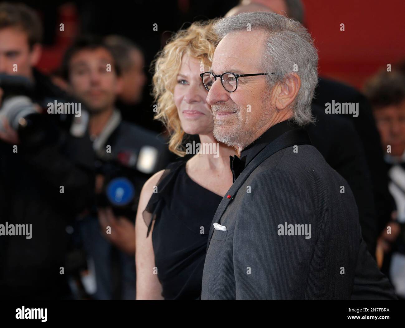 Actress Kate Capshaw and director Steven Spielberg arrive on the red ...