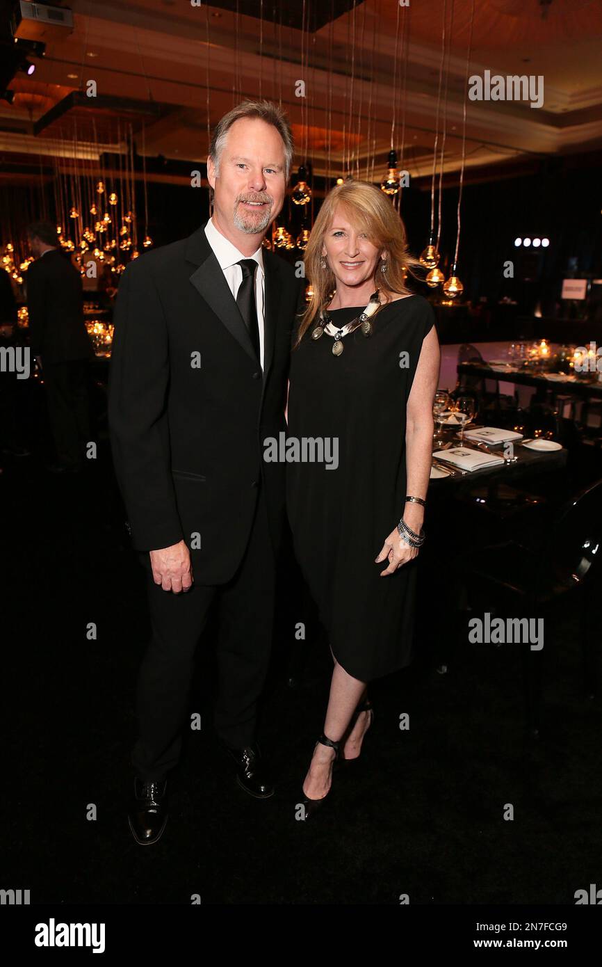 From left, Anton Segerstrom and Jennifer Segerstrom pose as the Orange ...