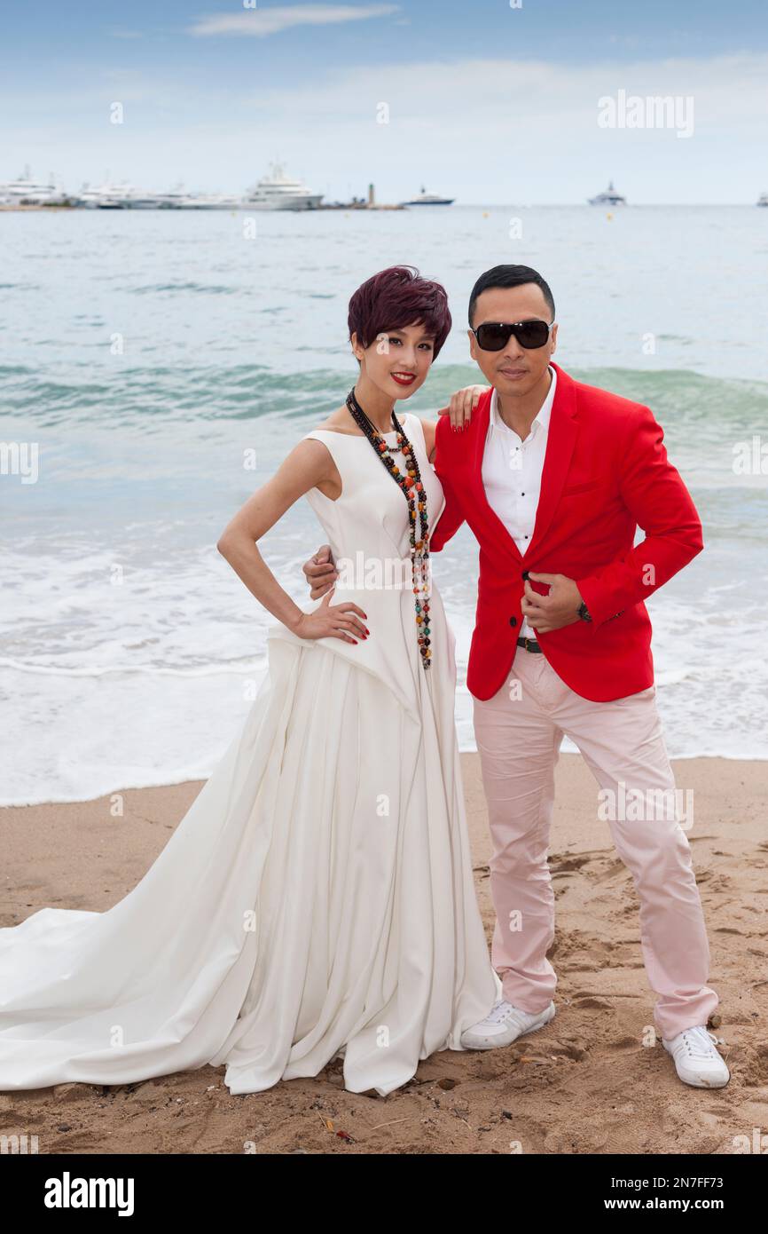 Actors Eva Huang, left, and Donnie Yen pose for portraits at the 66th ...