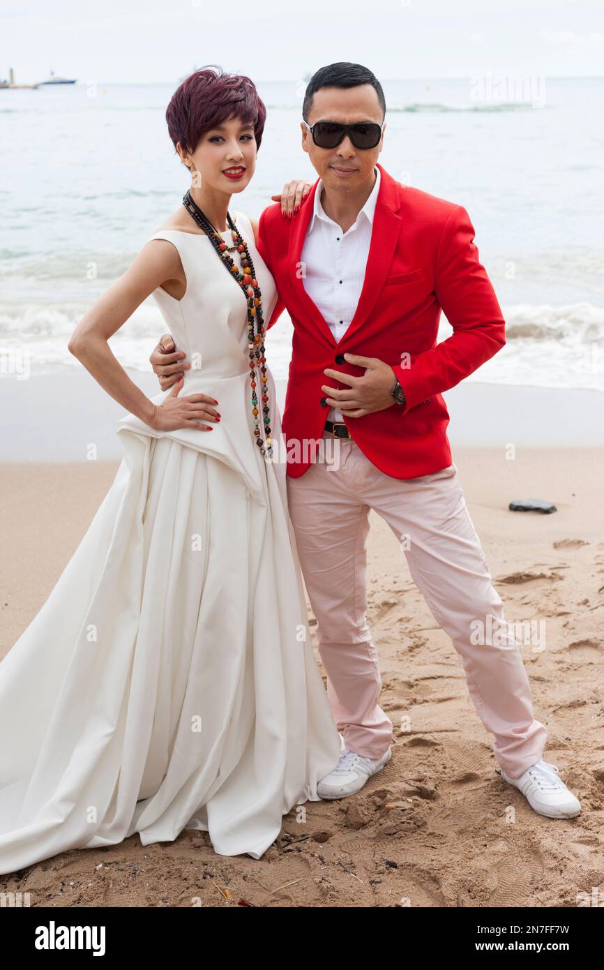 Actors Eva Huang, left, and Donnie Yen pose for portraits at the 66th ...