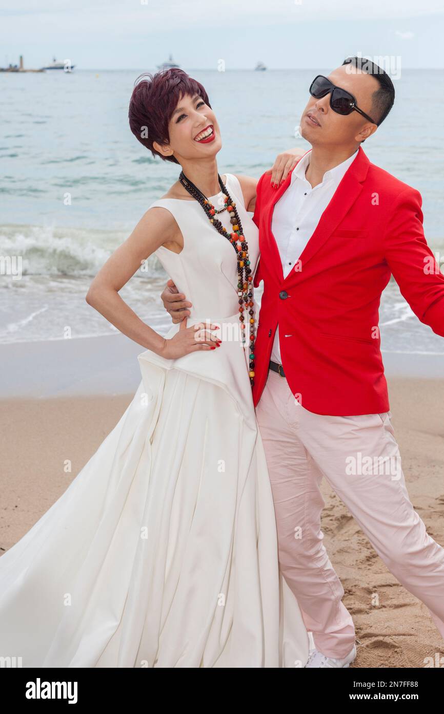 Actors Eva Huang, left, and Donnie Yen pose for portraits at the 66th ...