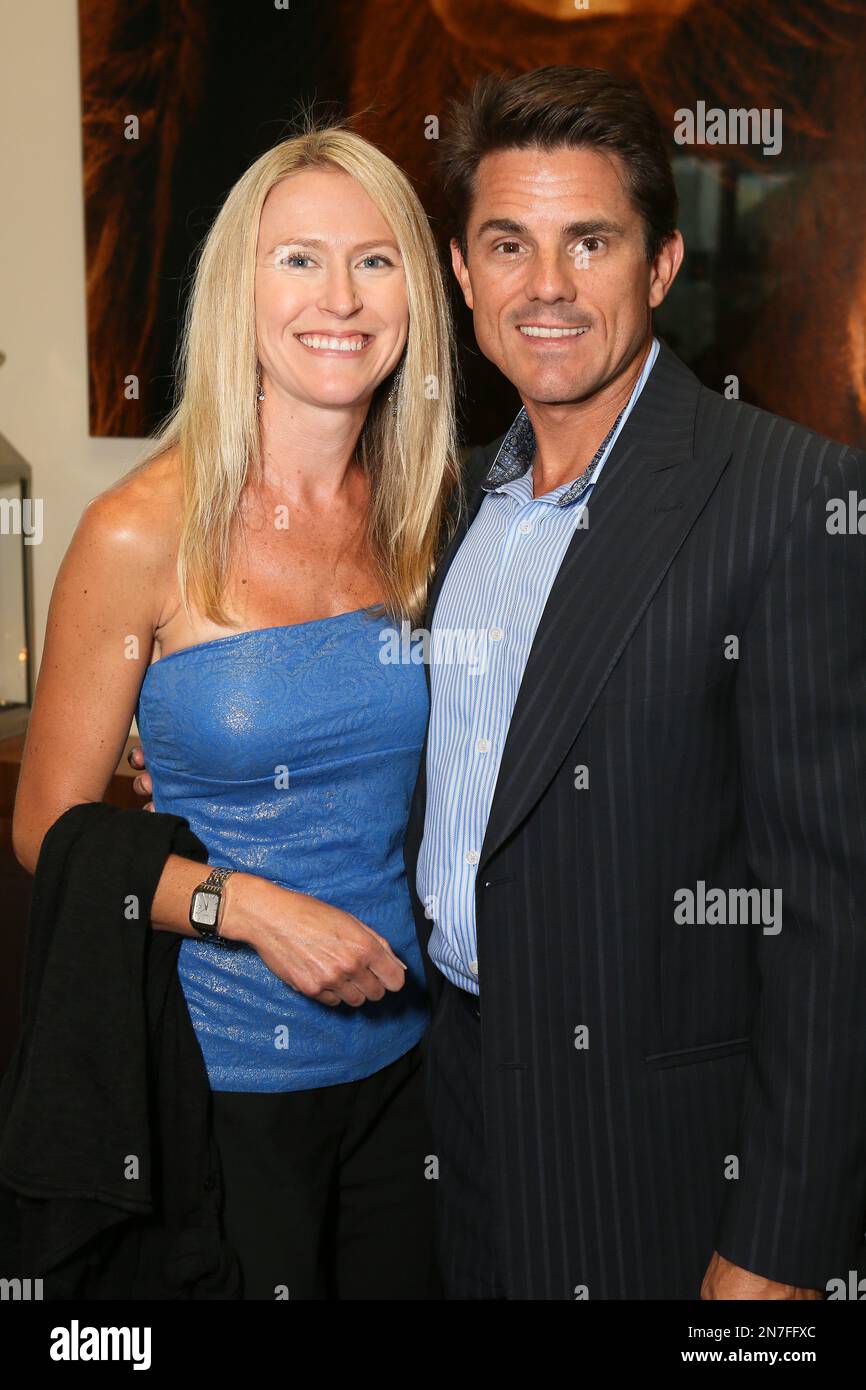 From left, Stephanie Harrell and Don Harrell pose during the Summer ...