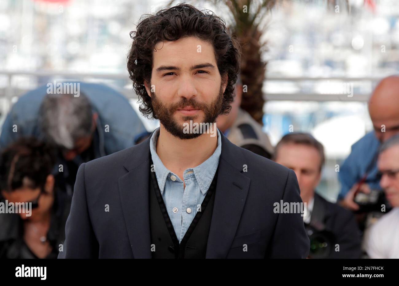 Actor Tahar Rahim poses for photographers during a photo call for the film The Past at the 66th ...