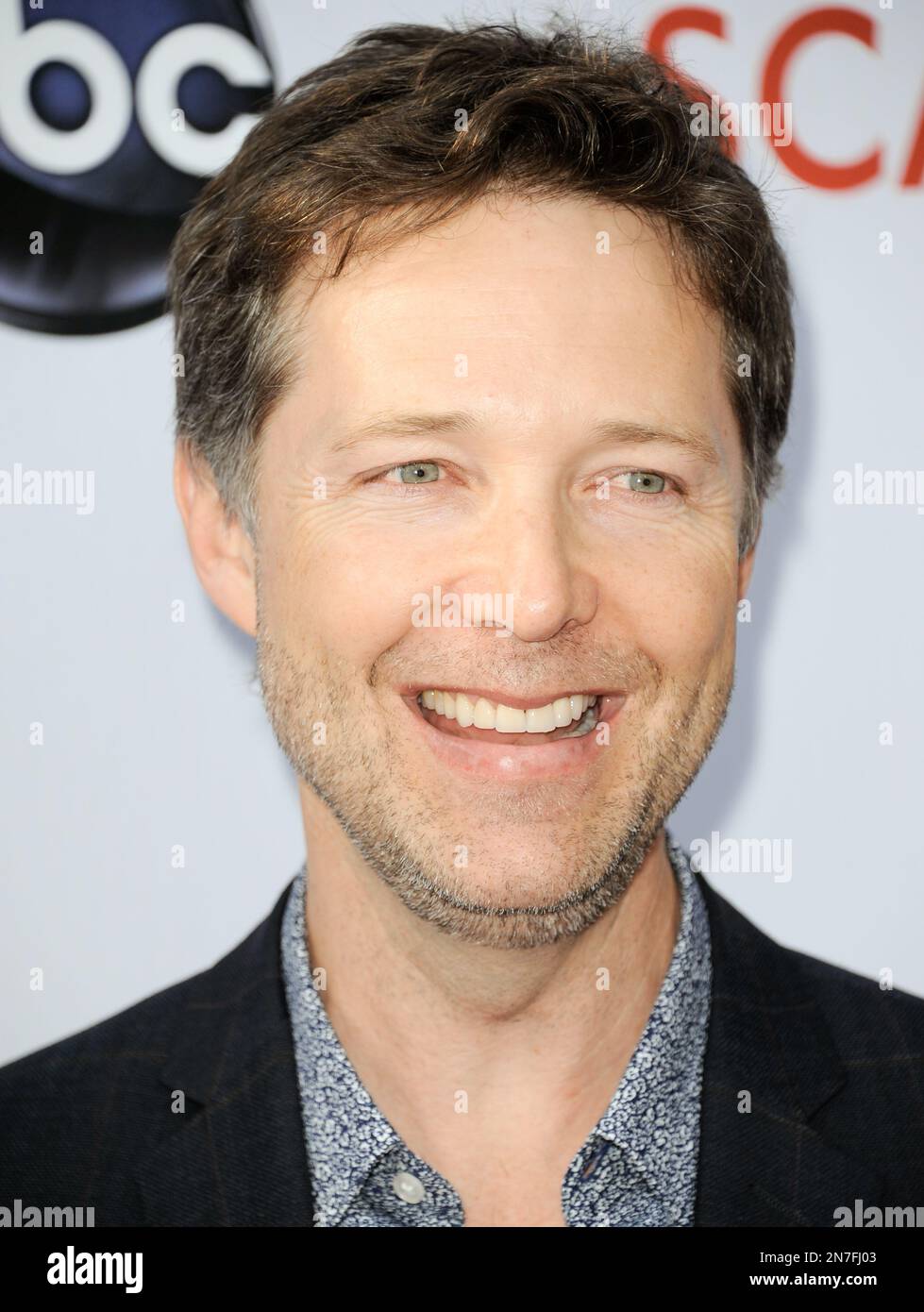 George Newbern arrives at the Academy of Television Art and Sciences ...