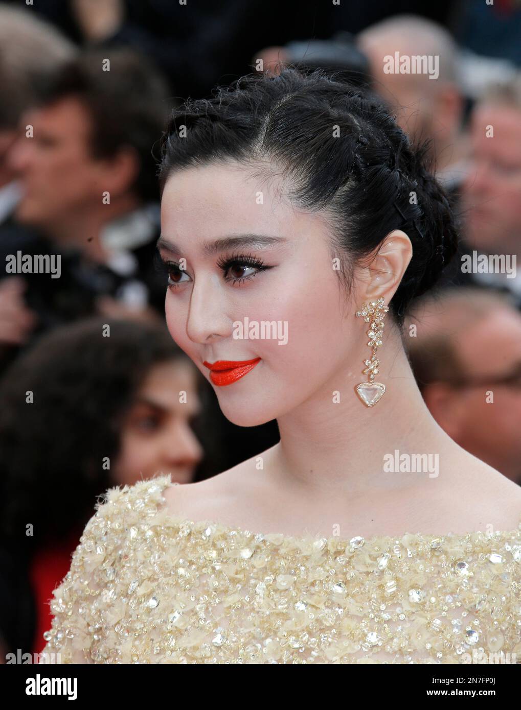Actor Fan Bing Bing poses for photographers as she arrives for the ...