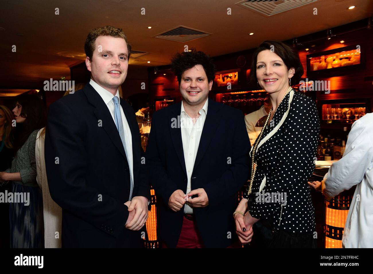 Viscount Fergus Glenapp, Harry Cole and Thomasina Miers seen at Johnnie ...