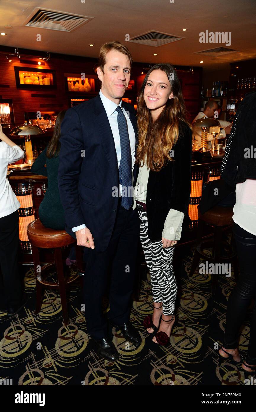 Ben Elliot and wife Mary-Claire seen at Johnnie Walker Blue Label ...