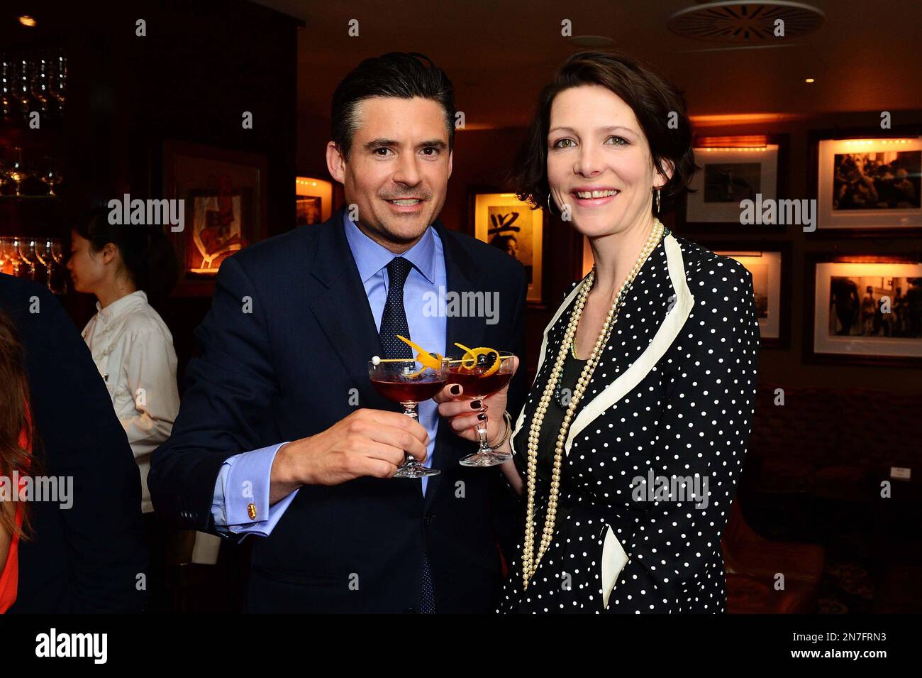 Edward Taylor and Thomasina Miers seen at Johnnie Walker Blue Label ...