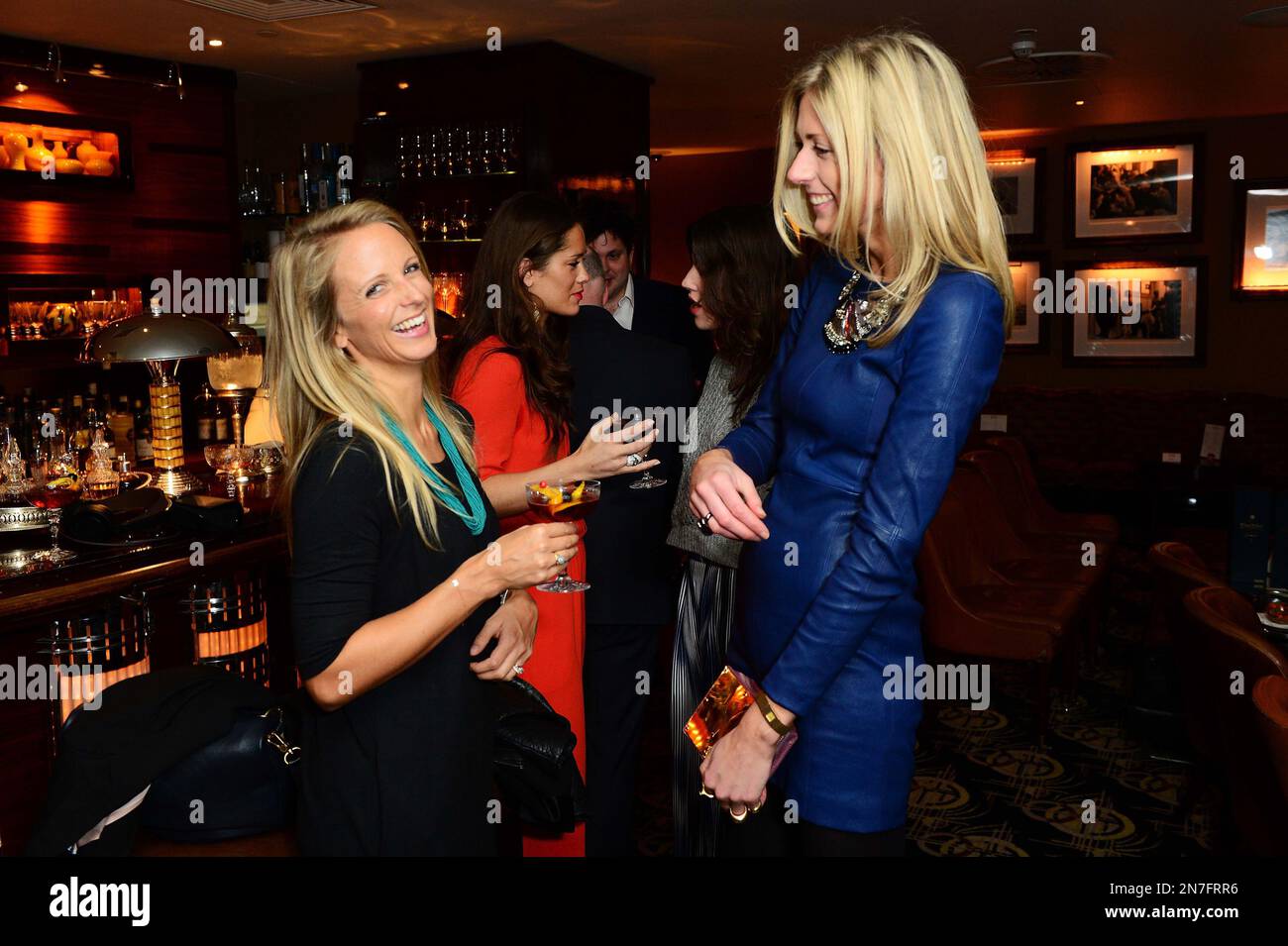 Amy Perkins and Ophelia Hohler seen at Johnnie Walker Blue Label Dinner ...
