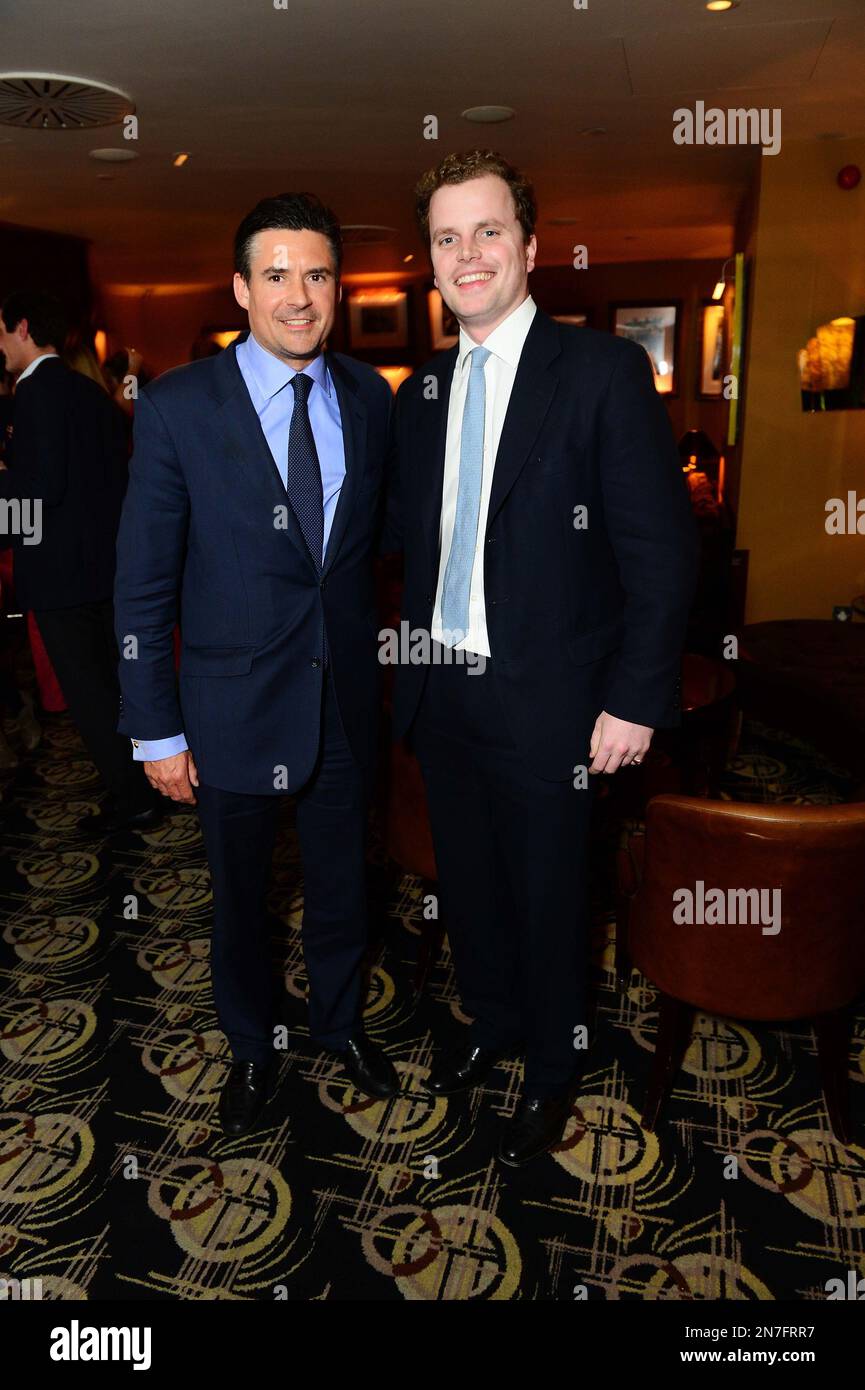 Edward Taylor and Viscount Fergus Glenapp seen at Johnnie Walker Blue ...