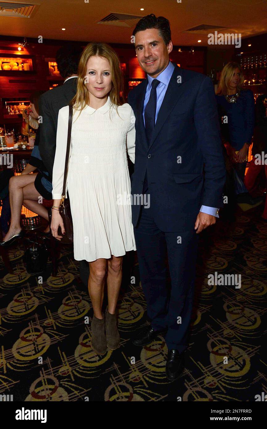 Edward Taylor and Tilly Wood seen at Johnnie Walker Blue Label Dinner ...