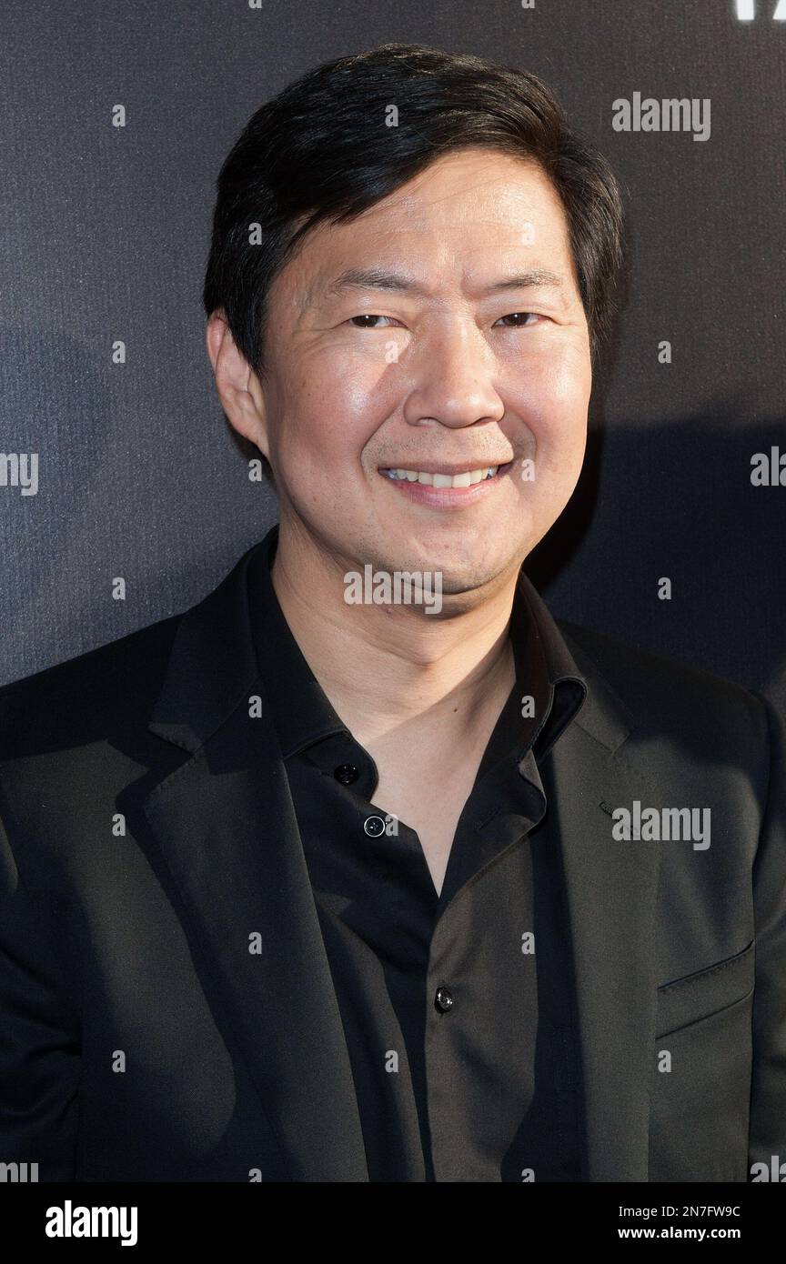 Actor Ken Jeong arrives on the red carpet to promote The Hangover Part ...