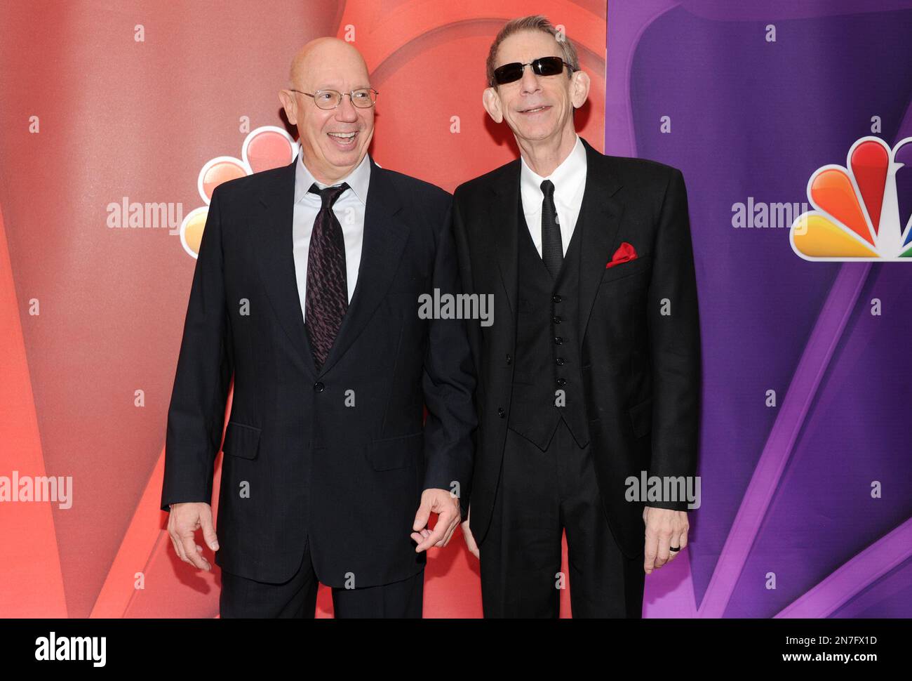 Actors Dann Florek, left, Richard Belzer from "Law & Order: SVU" attend ...