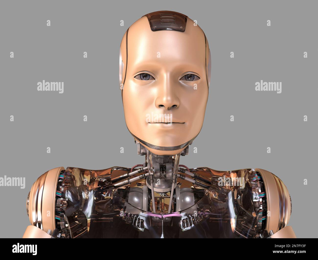 Human looking robot hi-res stock photography and images - Alamy