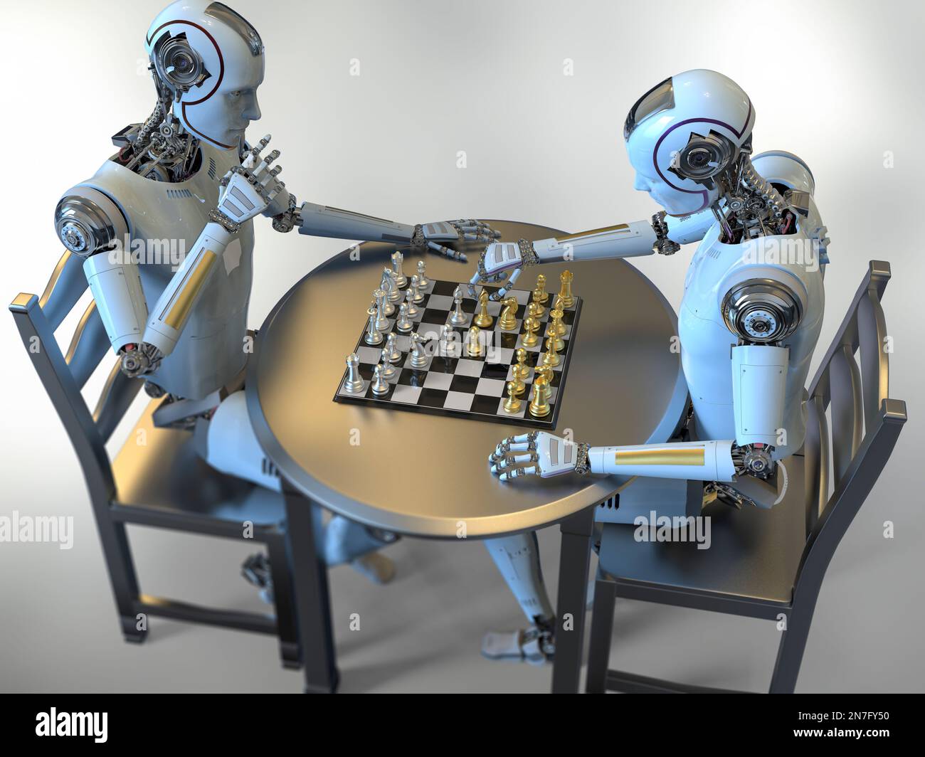 Playing chess artificial intelligence hi-res stock photography and ...