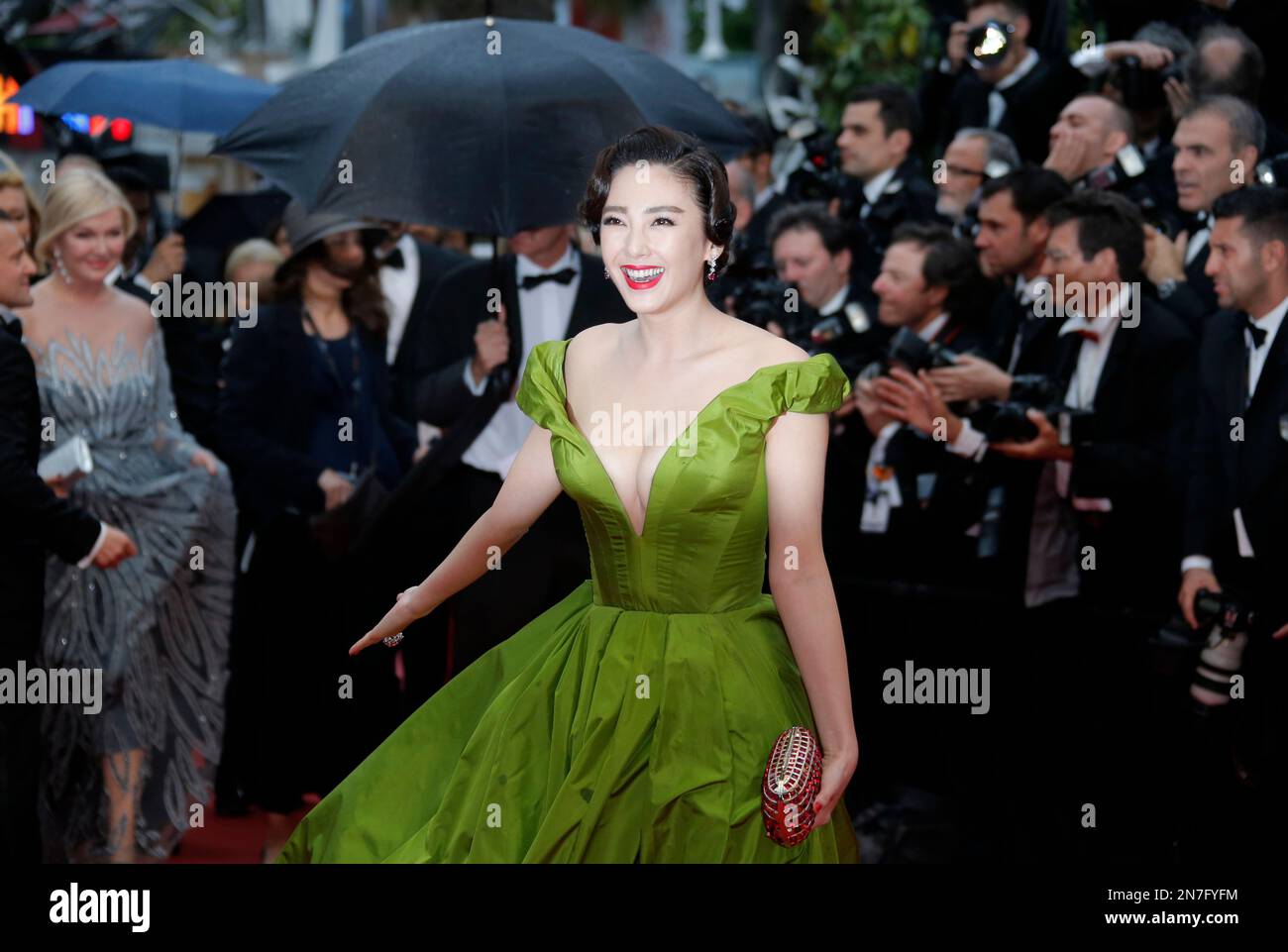 Actress Zhang Yuqi arrives for the opening ceremony and the screening of The Great Gatsby at the ...