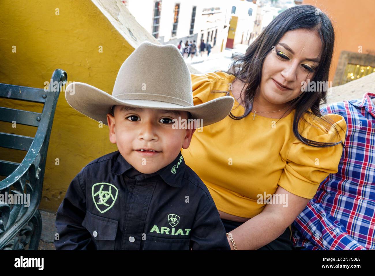 Wearing cowboy hat sombrero hi-res stock photography and images - Alamy