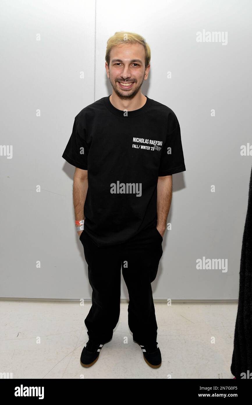 Nicholas Raefski takes a photos during his presentation during New York ...