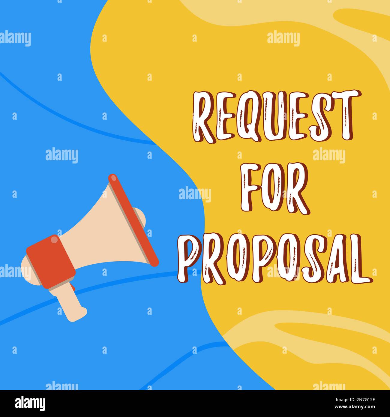 Inspiration showing sign Request For Proposal. Business showcase ...