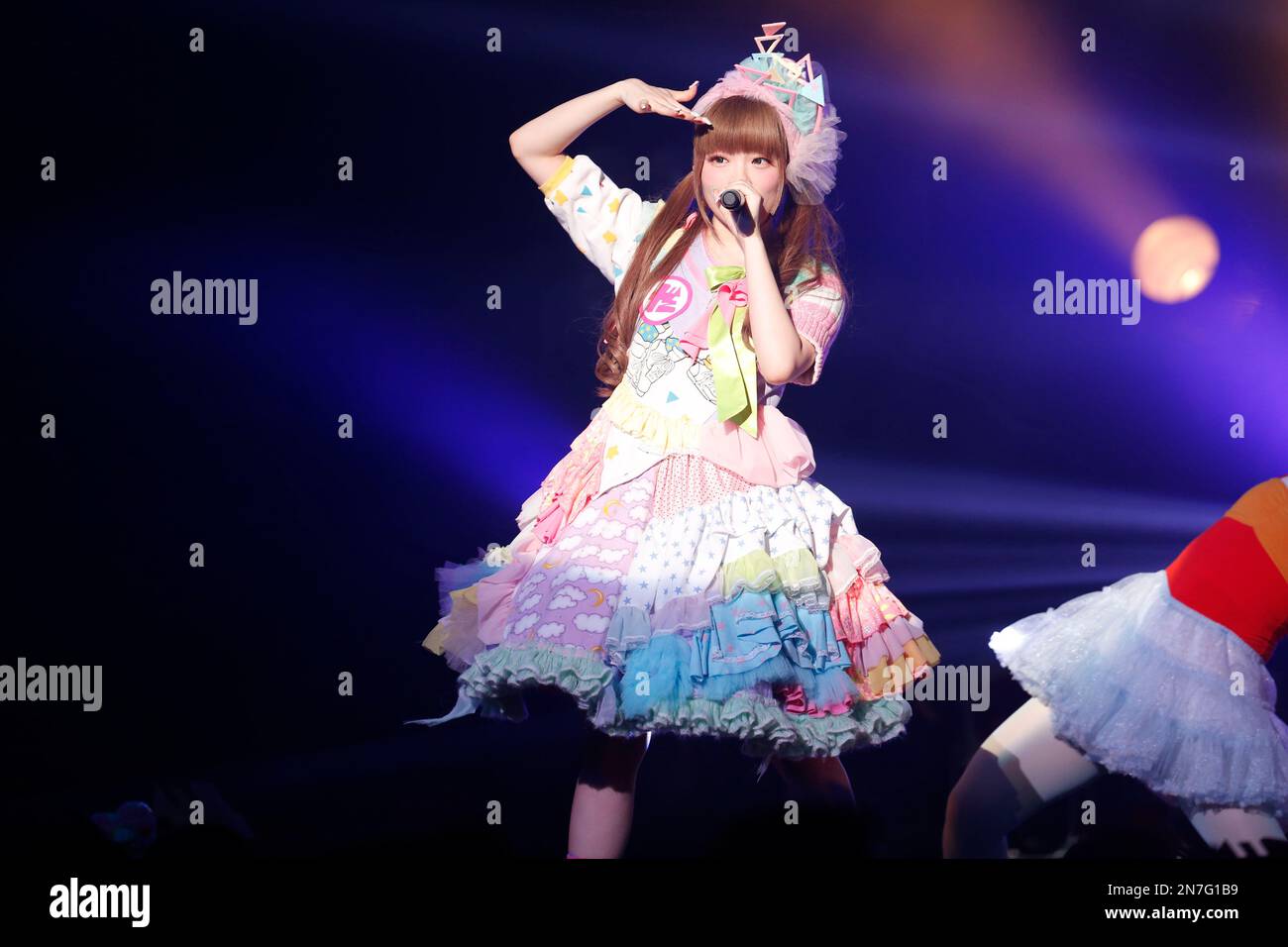 Japanese singer Kyary Pamyu Pamyu performs to promote her single CD ...
