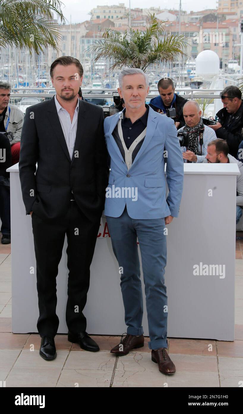 Actor Leonardo DiCaprio, left, and director Baz Luhrmann pose for ...