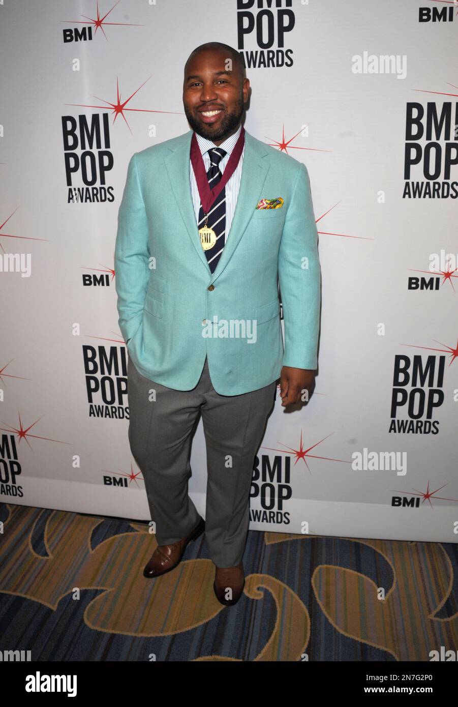 Claude Kelly attends the "BMI 61st Annual Pop Awards" at The Beverly ...
