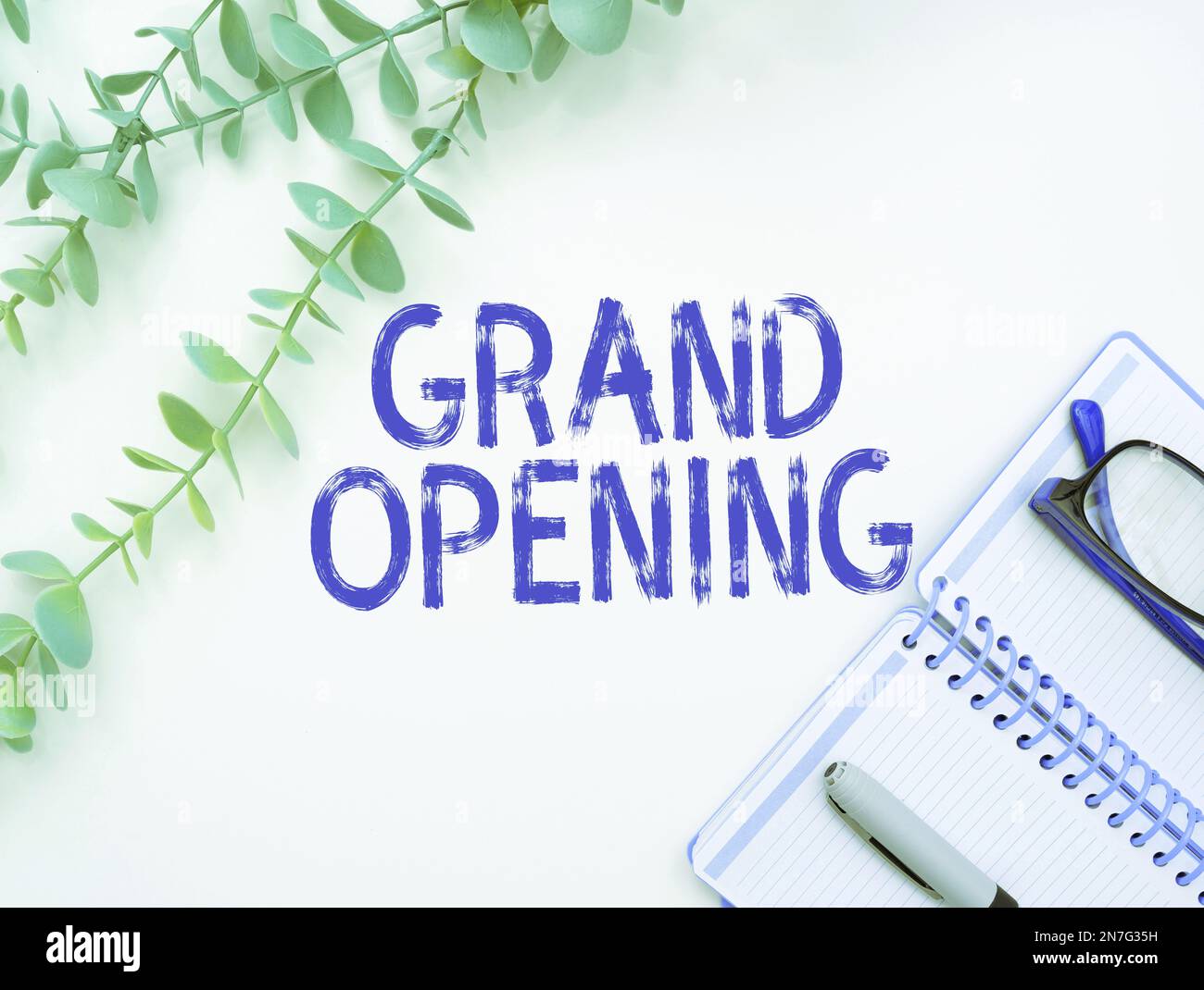 Writing displaying text Grand Opening. Business concept Ribbon Cutting ...