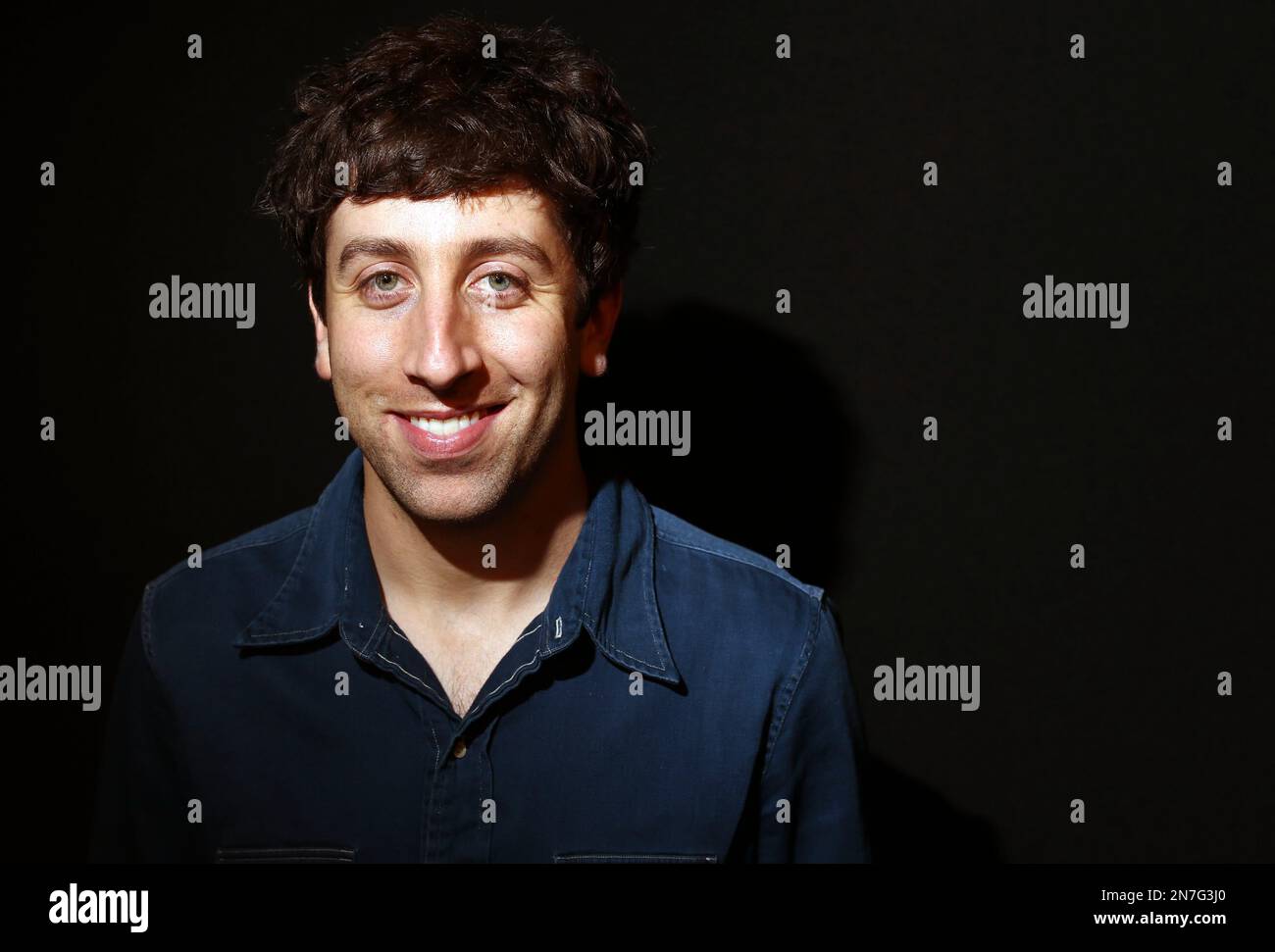 In this Tuesday, May 7, 2013 photo, actor Simon Helberg poses for a ...