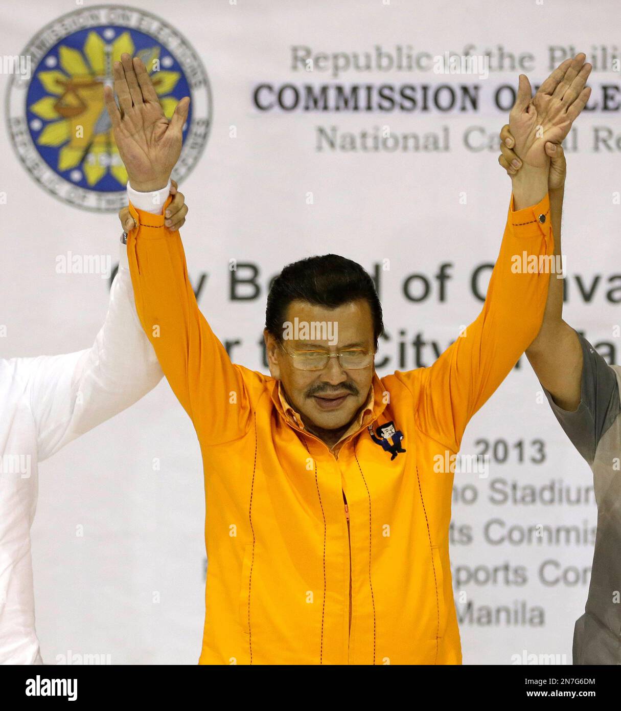 Former President of the Philippines Joseph Estrada, who is now Manila's ...