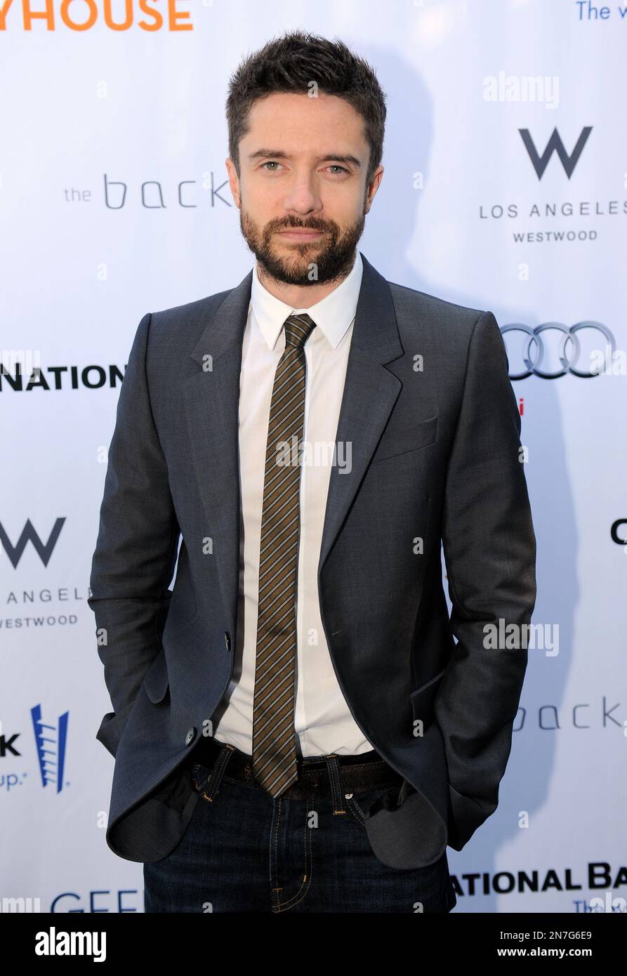 Topher Grace attends the Backstage at the Geffen gala donor dinner at ...