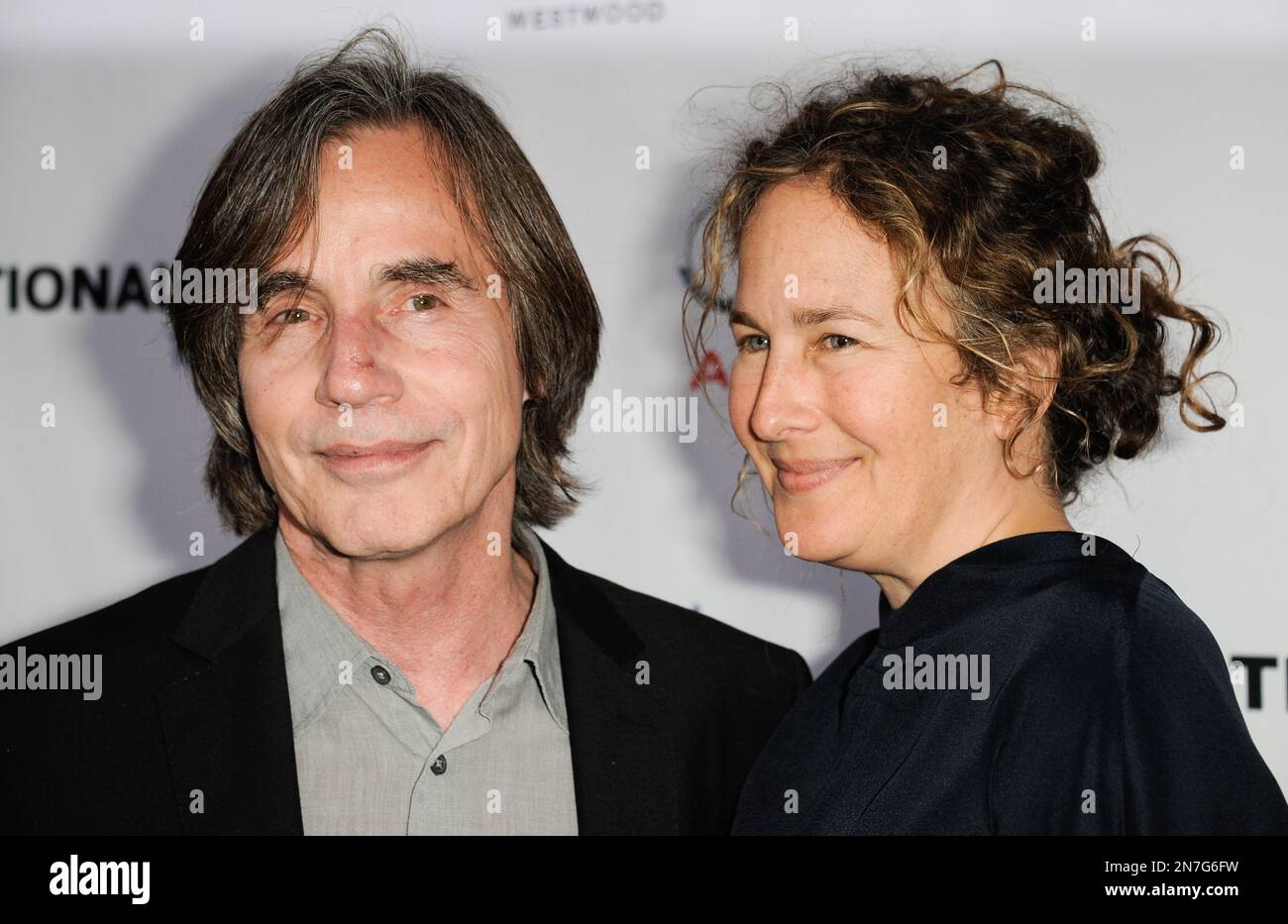 Jackson Browne, left, and Dianna Cohen arrive at the annual "Backstage ...