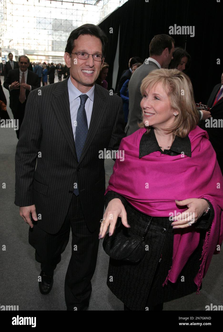 United States Congressman Eric Cantor, left, and his wife Diana Cantor ...