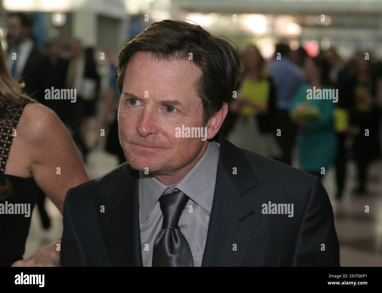 Actor Michael J. Fox attends the Robin Hood Benefit Concert on Monday ...