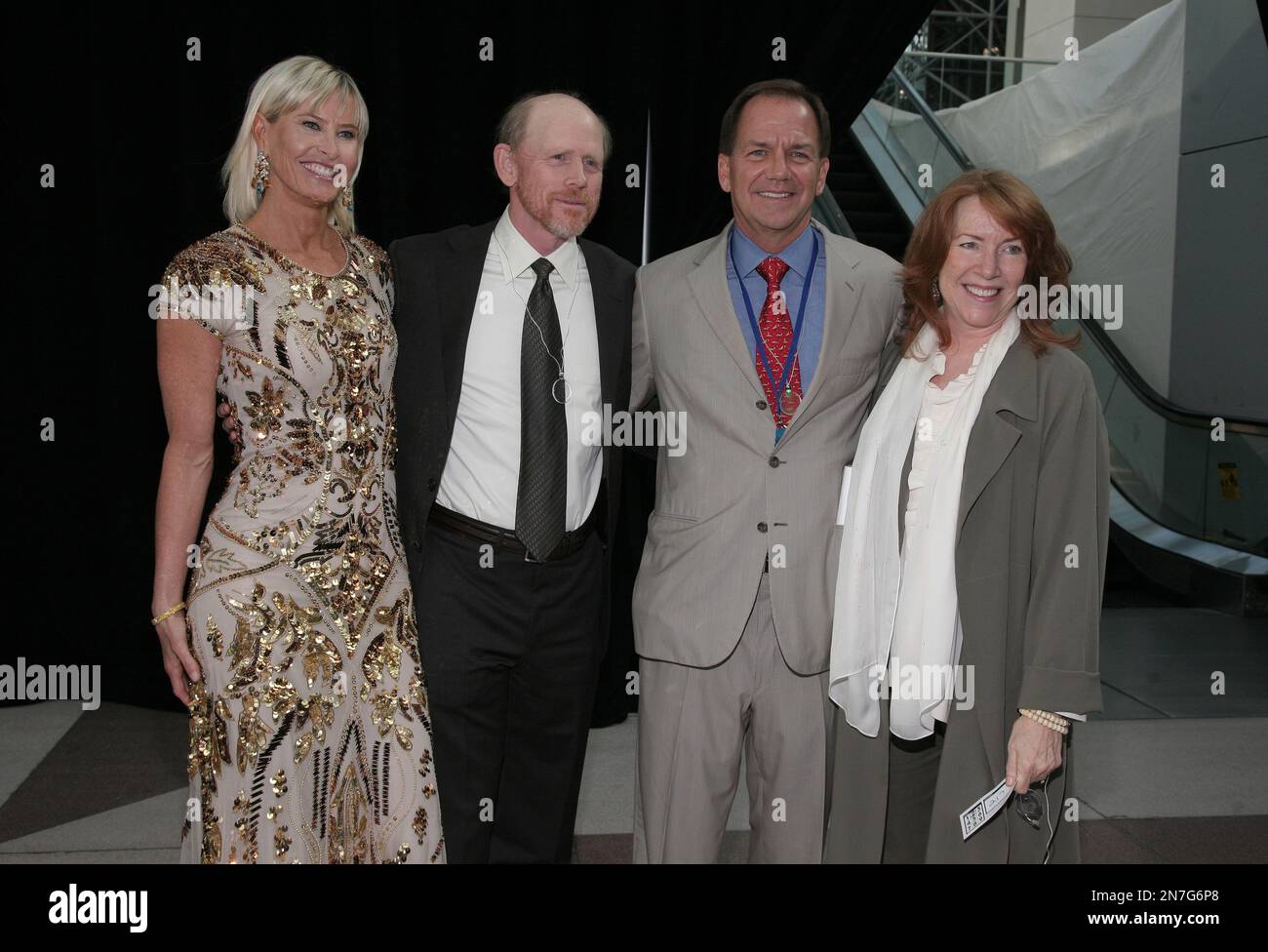 From left, Sonia Tudor Jones, Ron Howard, Paul Tudor Jones and Cheryl ...