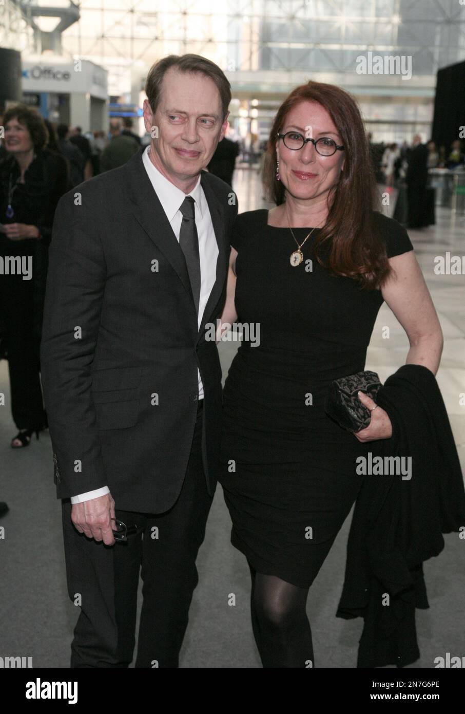 Actor Steve Buscemi, left, and his wife filmmaker Jo Andres, right ...