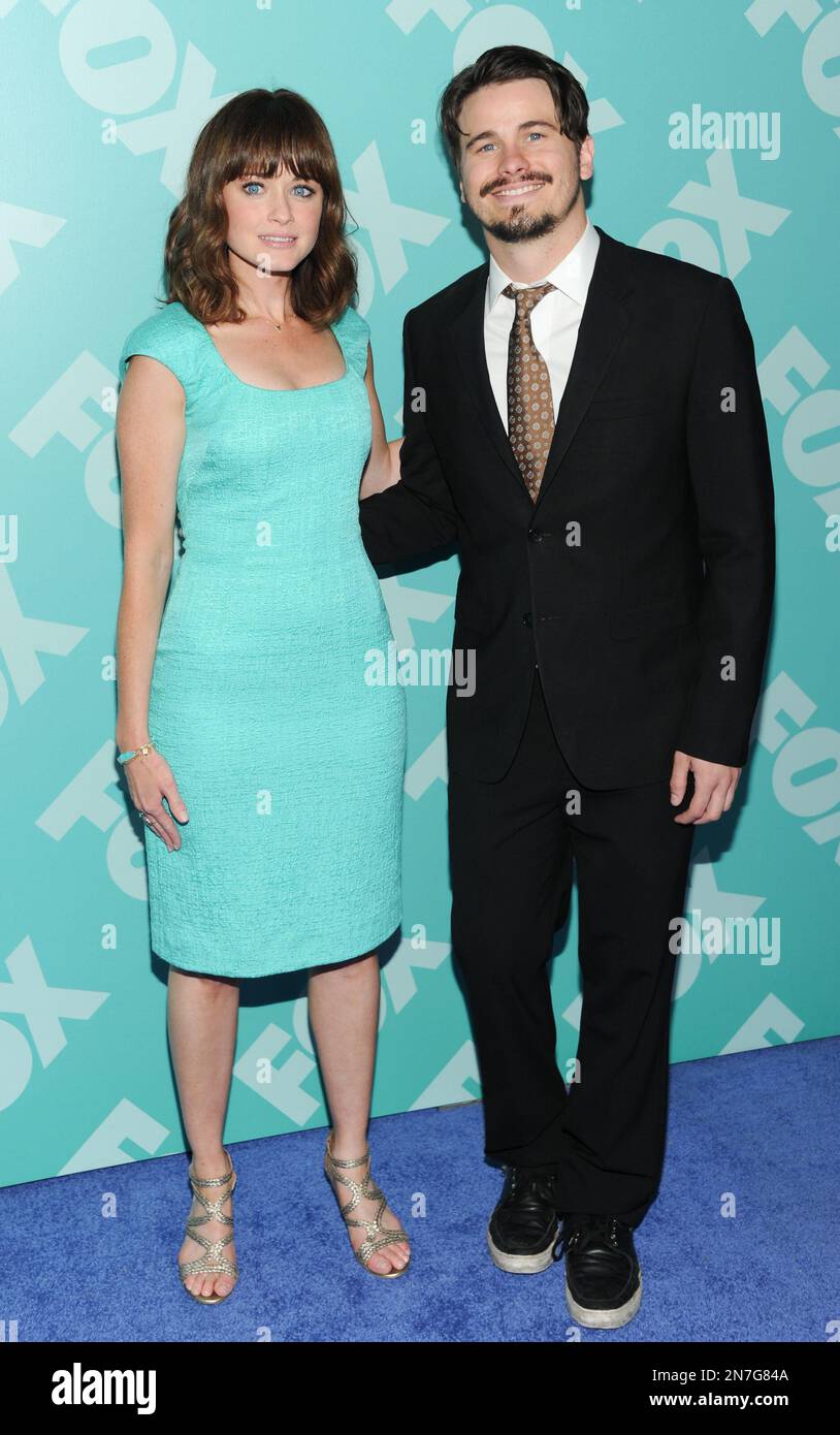 Actors Alexis Bledel and Jason Ritter from "Us & Them" attend the FOX ...