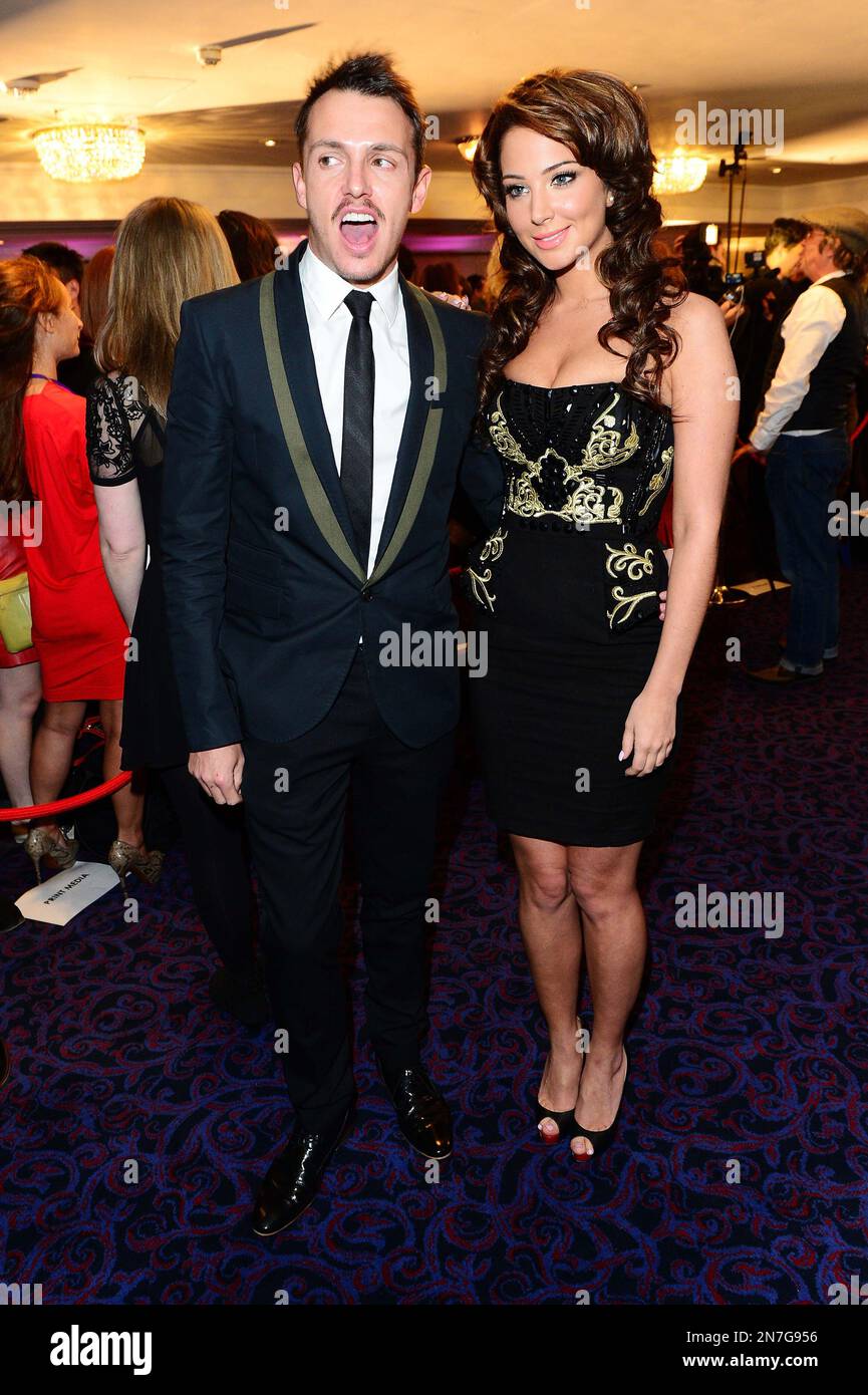 Simon Jones and Tulisa Contostavlos arrive at the 31st Sony Radio ...