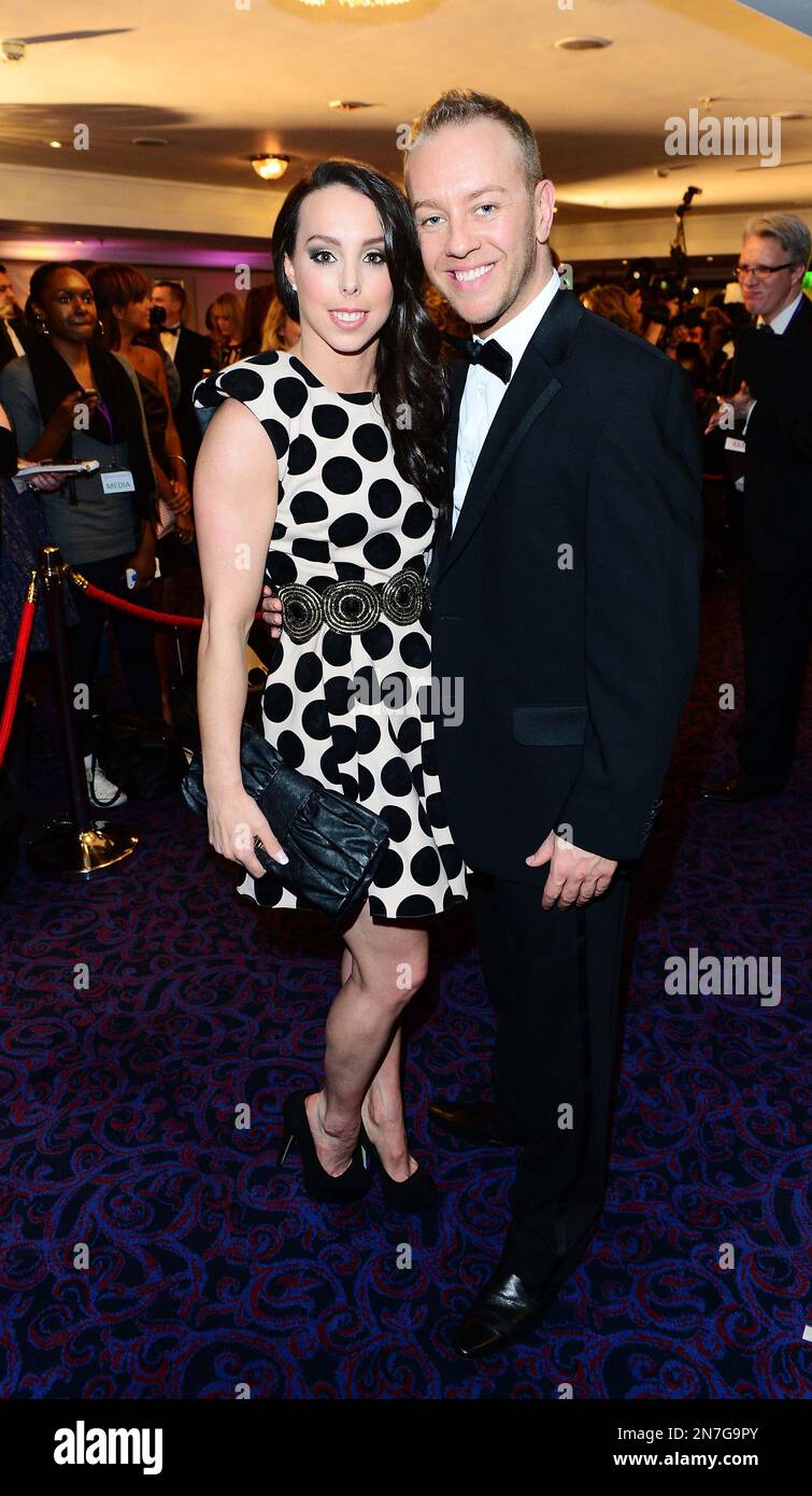 Gymnast Beth Tweddle and Dan Whiston arrive at the 31st Sony Radio ...