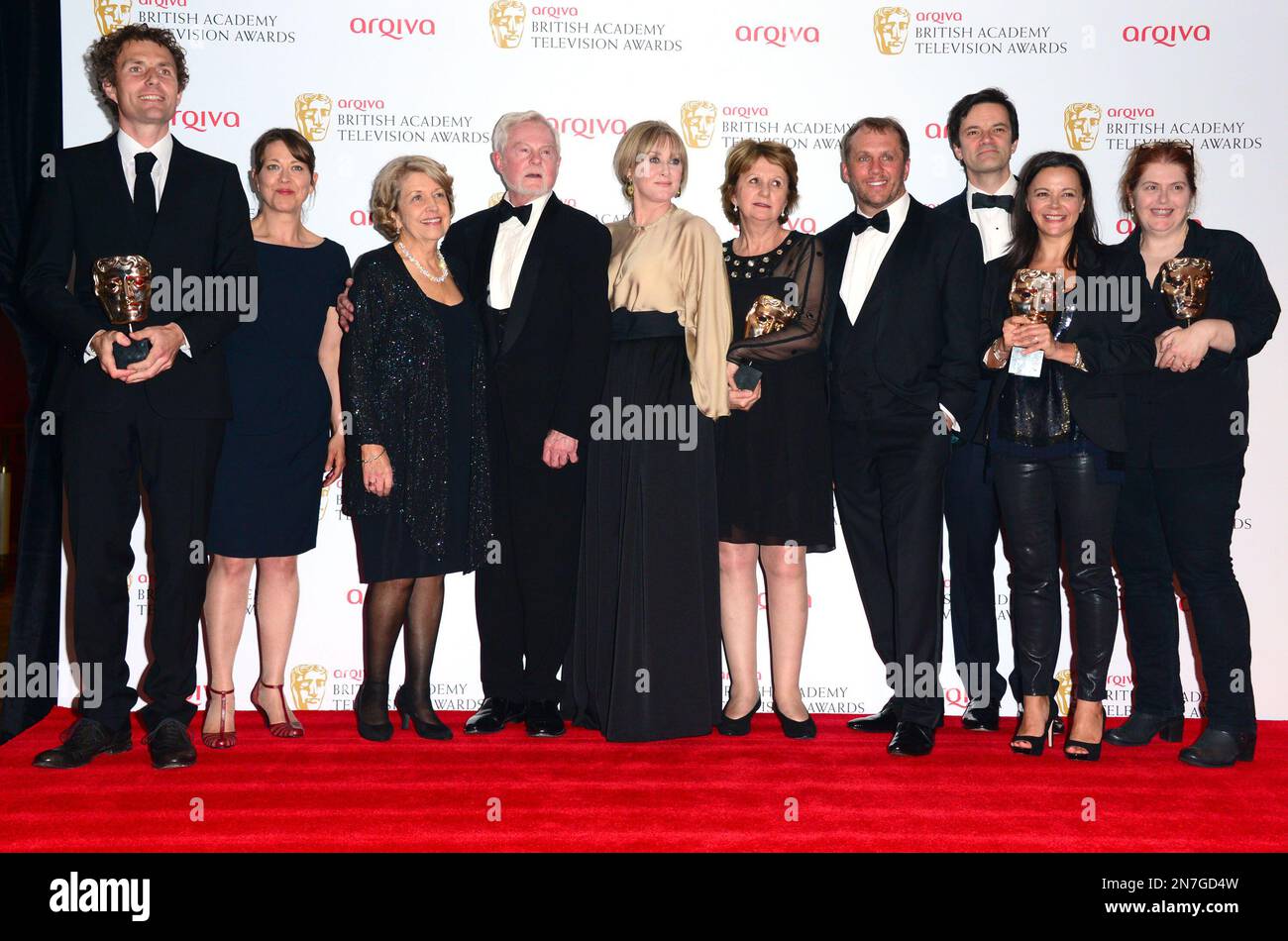 Nicola Walker, Anne Reid, Derek Jacobi and Sarah Lancashire, winners of ...