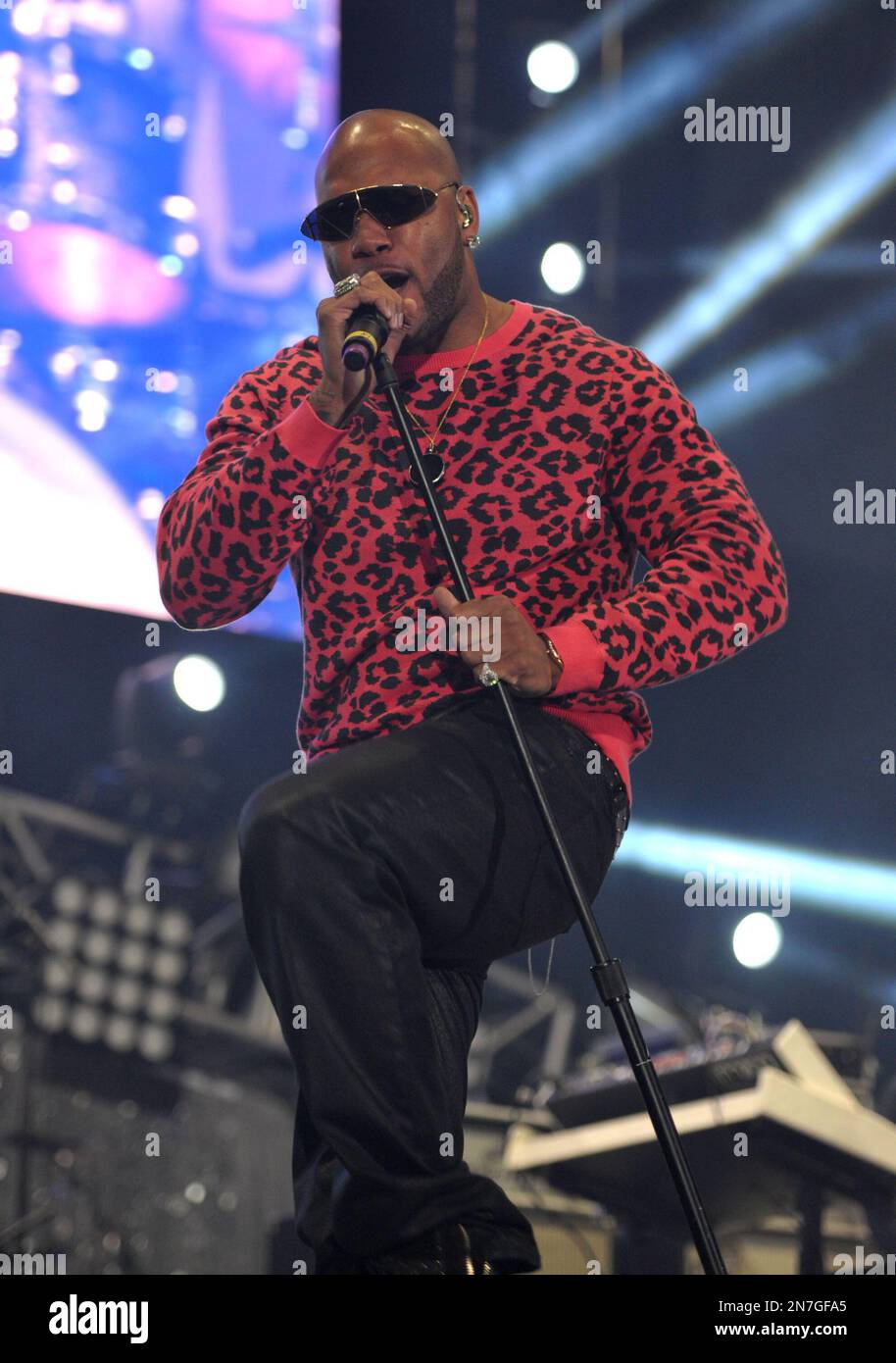 Tramar Lacel Dillard, aka Flo Rida, performs at KIIS FM's "Wango Tango 2013" at the Home Depot ...