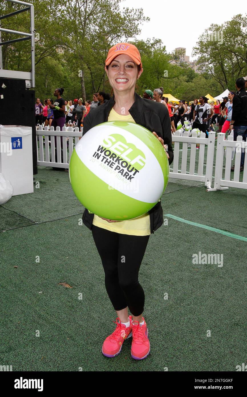Emcee and talk show host Danielle Monaro poses at the SELF Magazine's ...